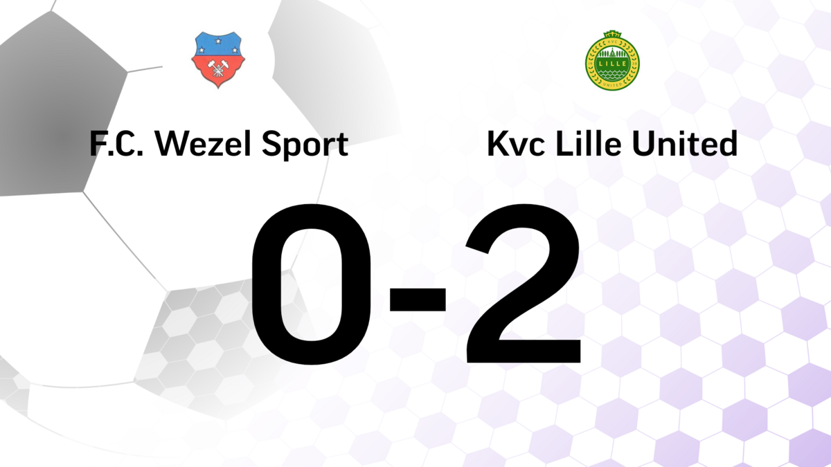 Wezel Sport nog steeds zonder zege na verlies tegen Lille United | GVA