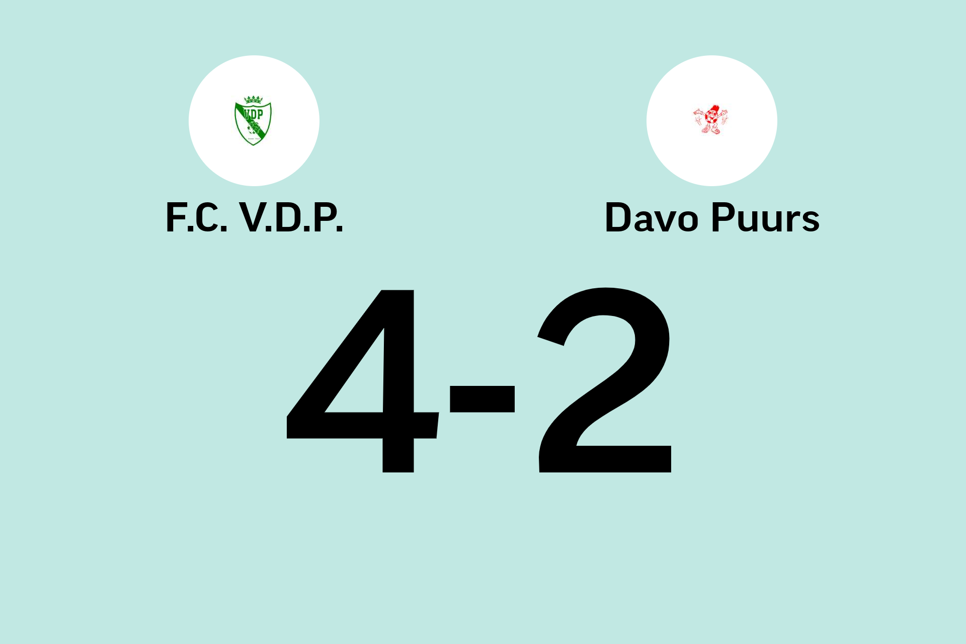 F.C. V.D.P. wint sensationeel duel met Davo Puurs | GVA
