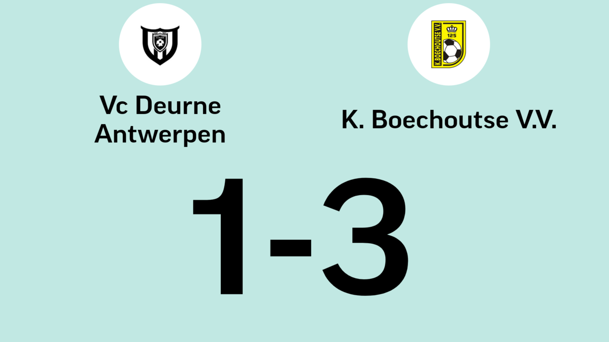 Boechoutse VV verslaat VC Deurne Antwerpen en blijft winnen | GVA
