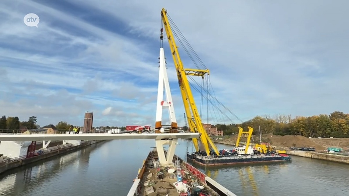 Fietsbrug in Wijnegem krijgt steeds meer vorm: project moet in voorjaar ...