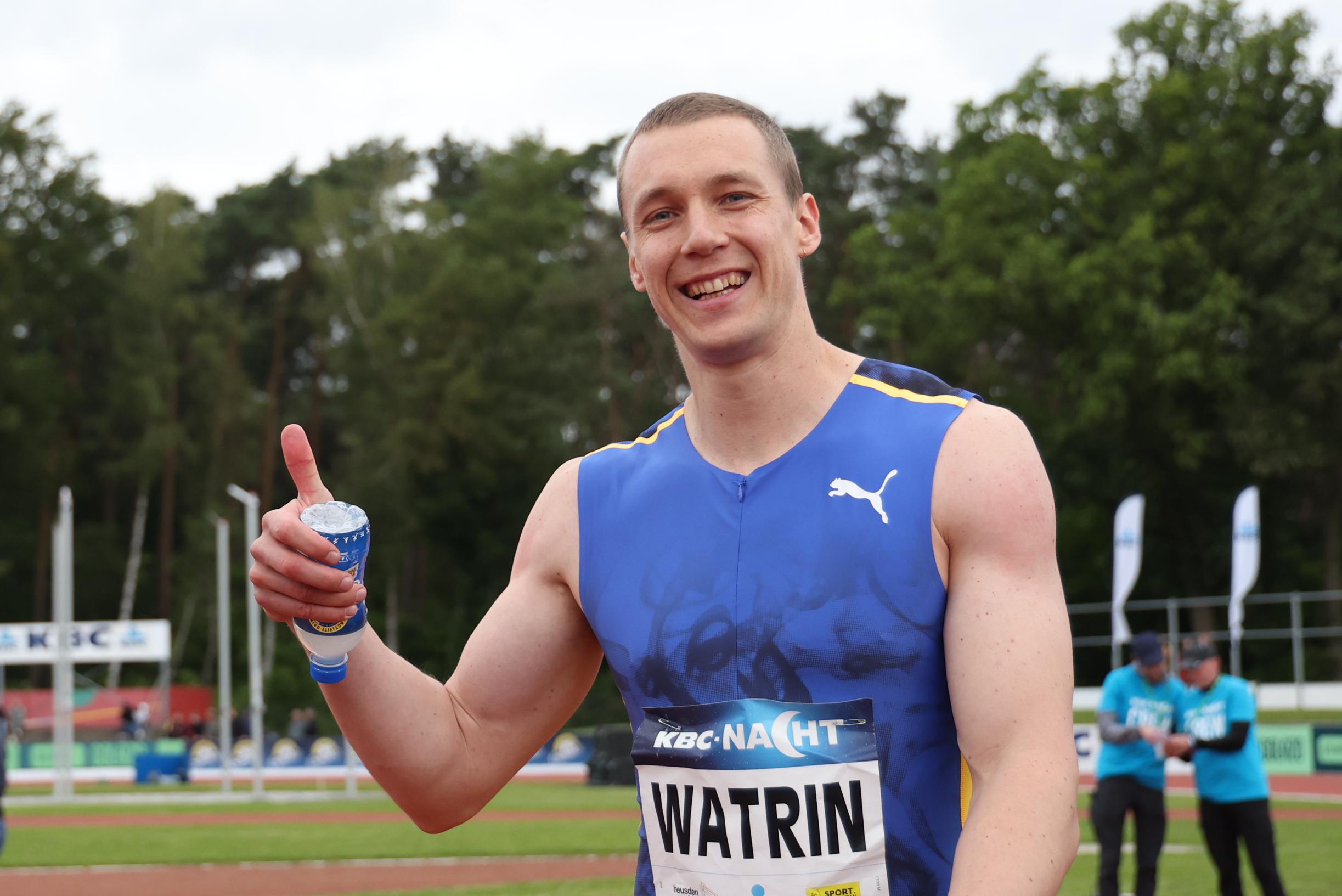 Julien Watrin loopt eerste hordewedstrijd sinds kankerbehandeling ...