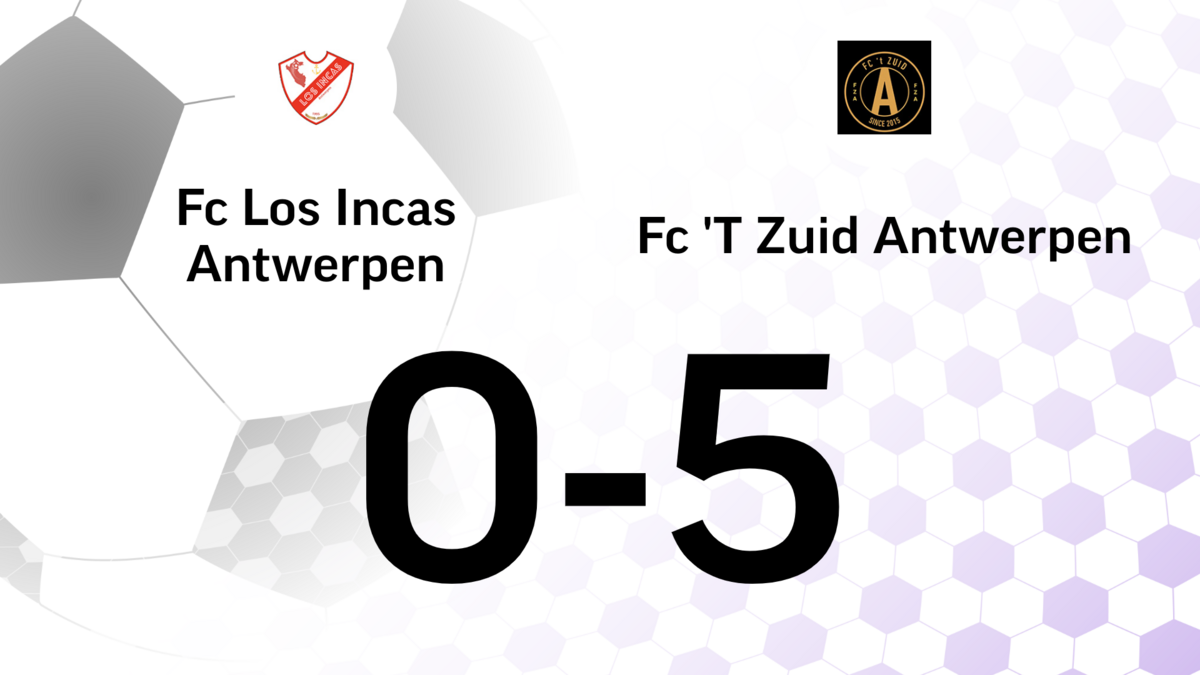 Eerste overwinning van het seizoen voor FC 'T Zuid Antwerpen | GVA