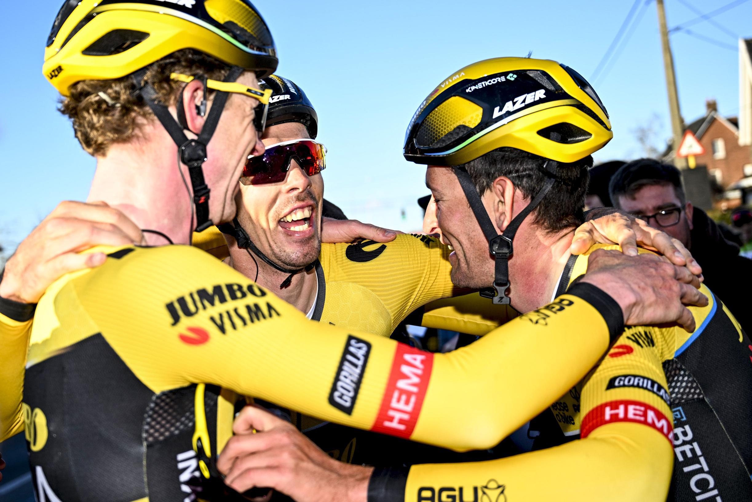 Zo zeldzaam is de gele dominantie van dit weekend: Jumbo-Visma is pas ...
