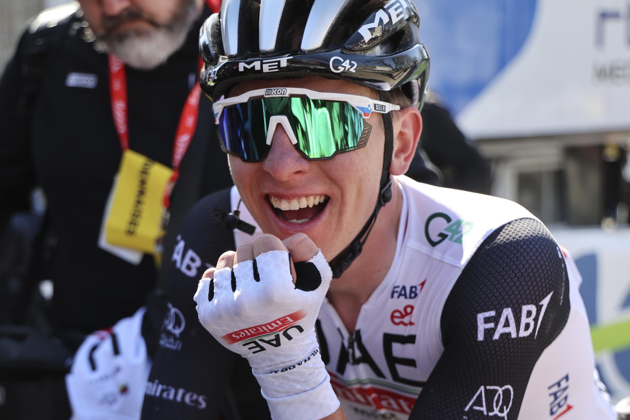 Tadej Pogacar na nieuwe demonstratie op Muur van Hoei: “Als eerste over ...