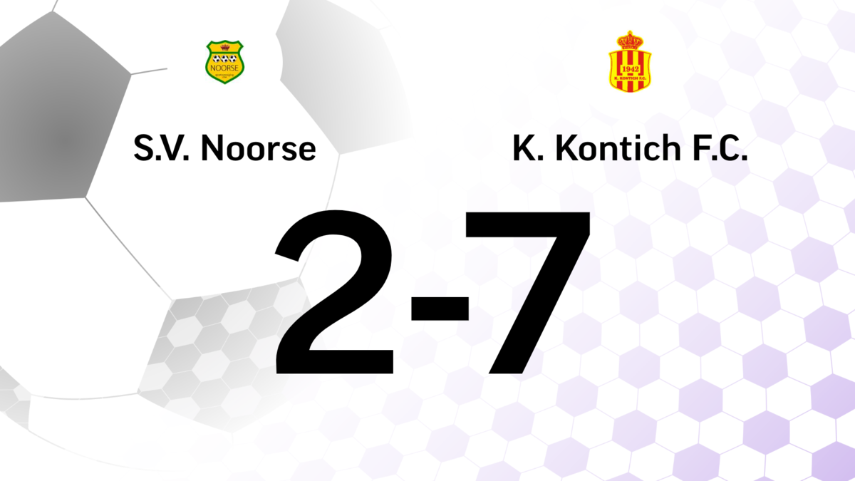 Kontich B overklast Noorse B | GVA