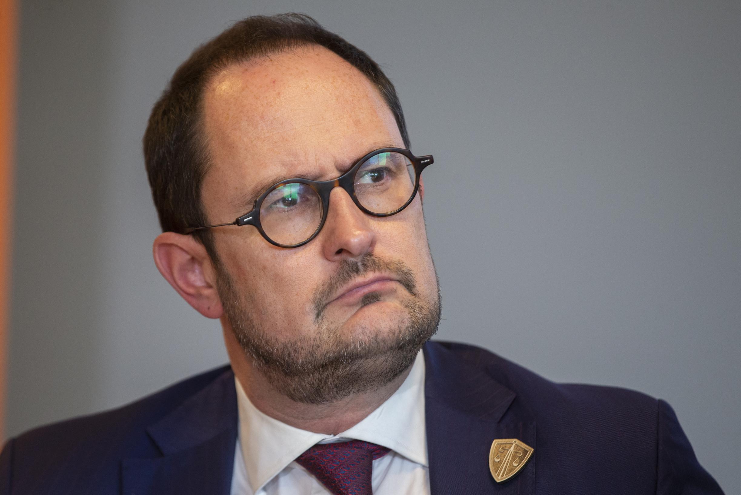 Minister van Justitie Vincent Van Quickenborne (Open VLD) gaat niet in ...
