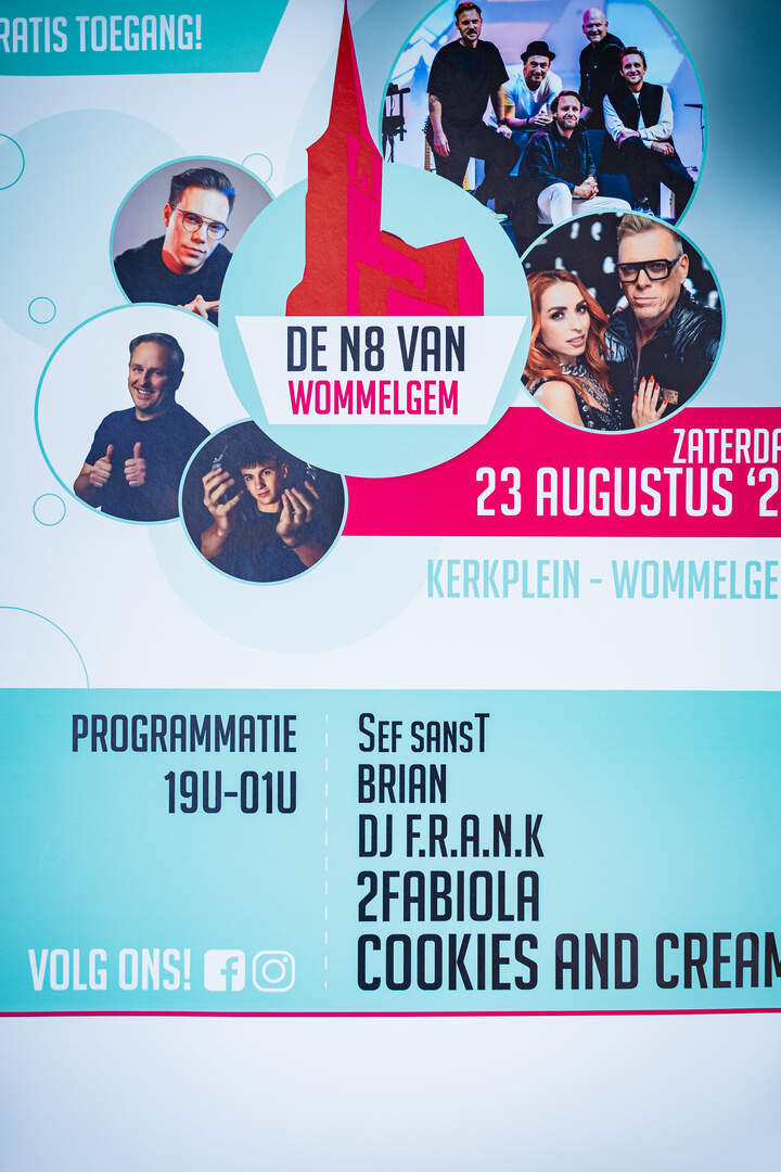 N8 van Wommelgem viert lustrum samen met Pat Krimson, Loredana en ...
