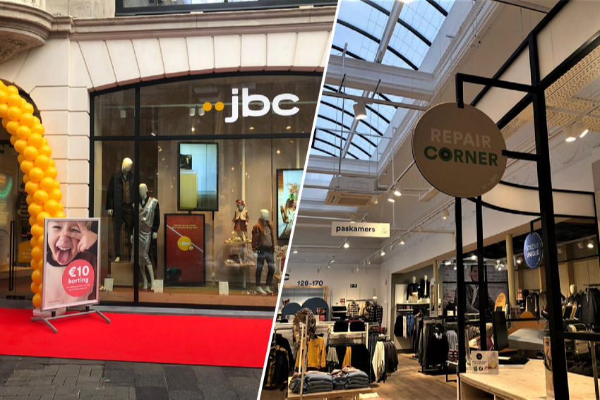 JBC geeft kledij tweede leven met nieuwe concept store op Antwerpse ...