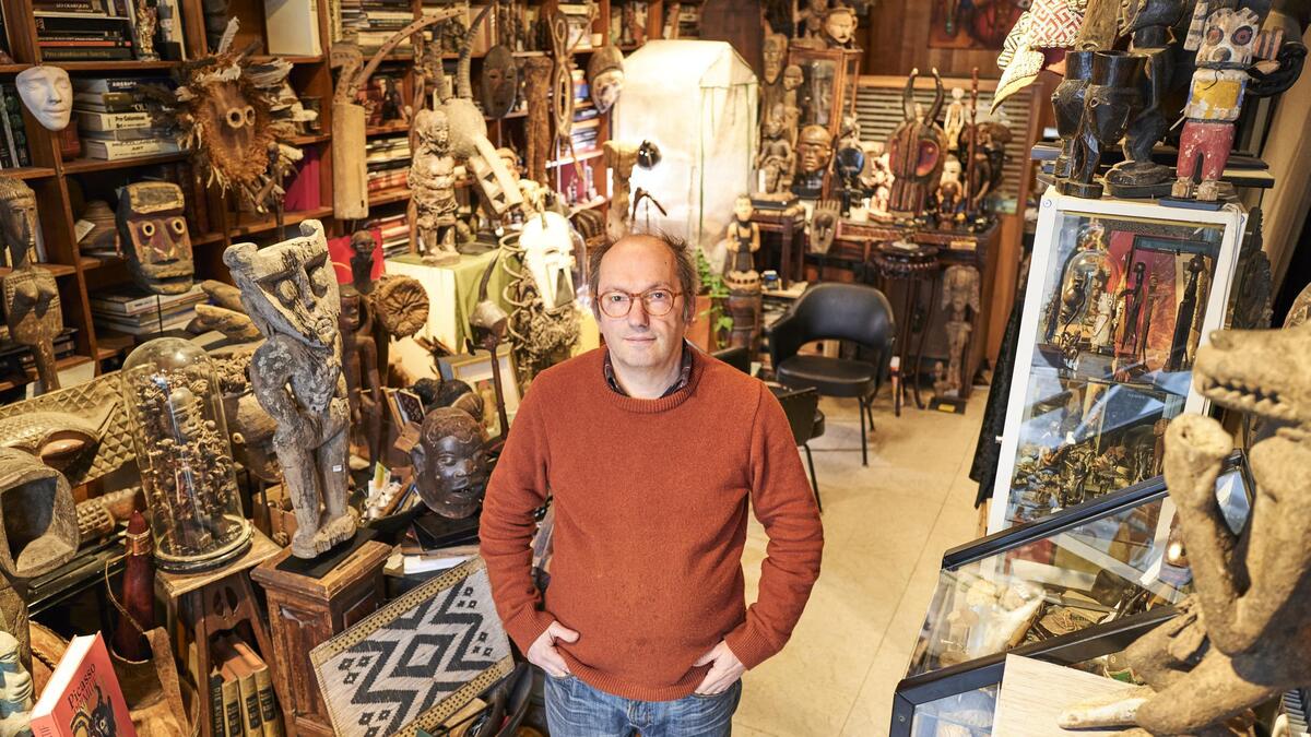 David Norden, bezieler van de African Art Shop: “Welkom in mijn ...