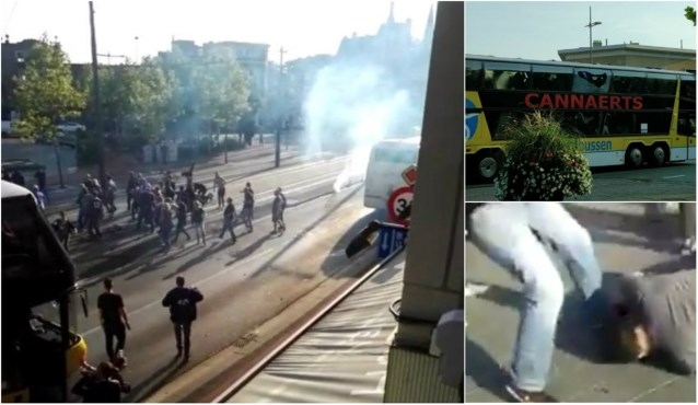 Jeugdtrainer was één van de hooligans die supportersbus van Beerschot ...
