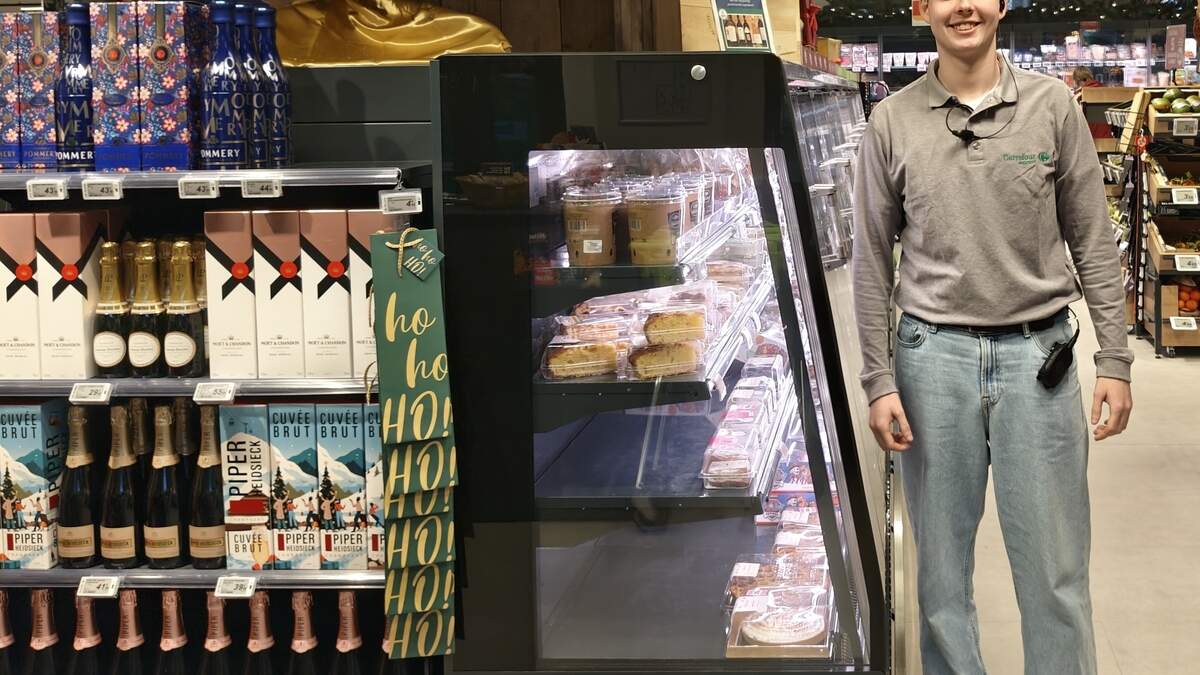 Mathieu is pas 20, maar baat in Antwerpen al eigen Carrefour uit: “Ik ...