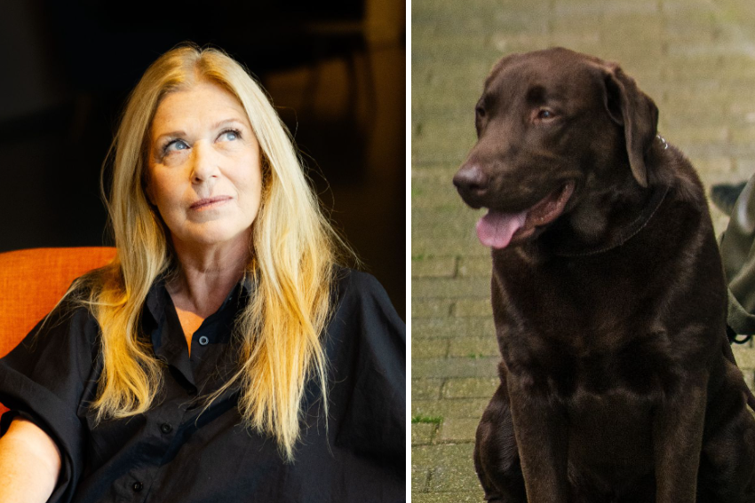 Barbara Sarafian ontdekte borstkanker door haar hond: “Soms moet je je ...