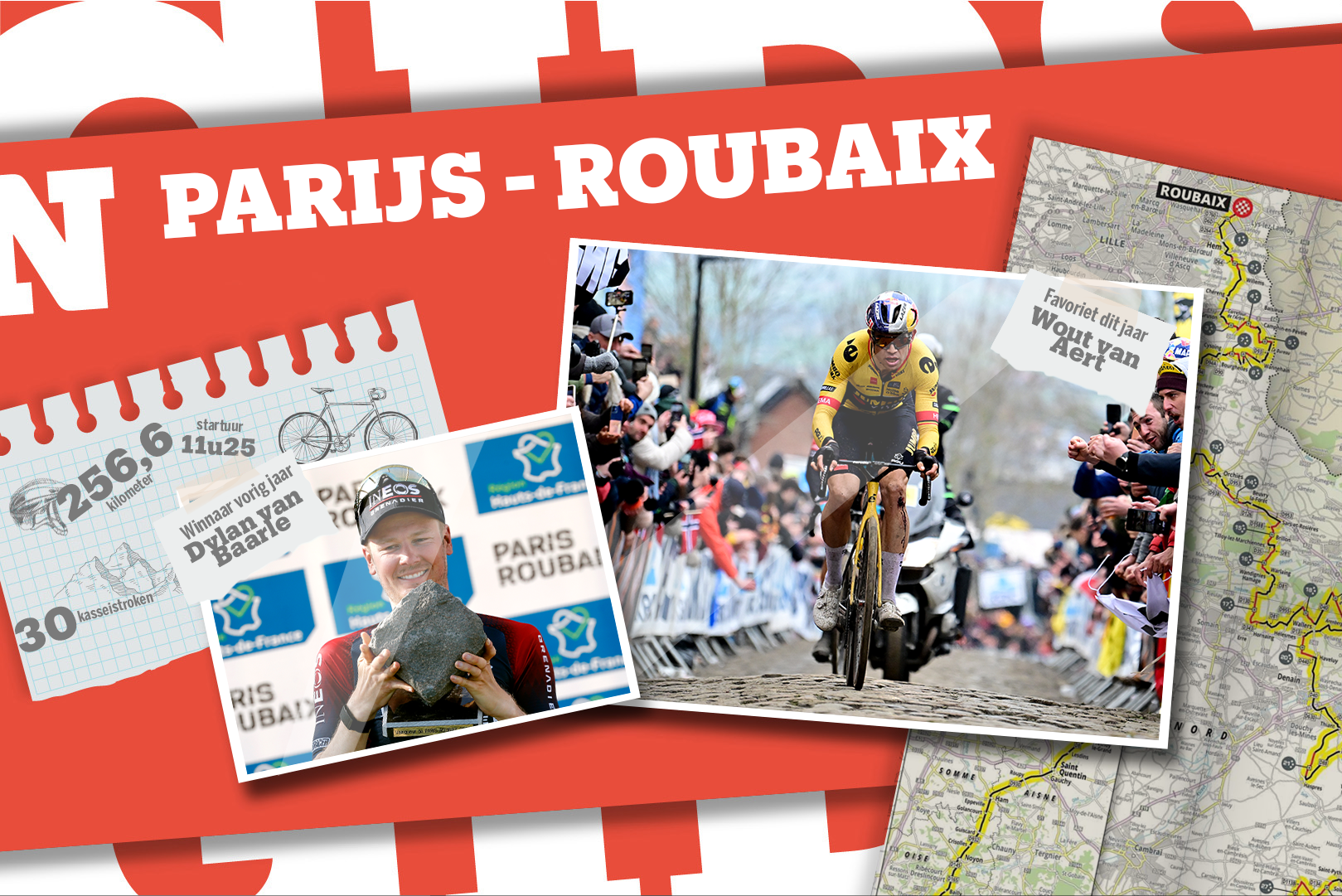 VOORBESCHOUWING PARIJS-ROUBAIX 2023. Pakt Wout van Aert in de Hel van ...