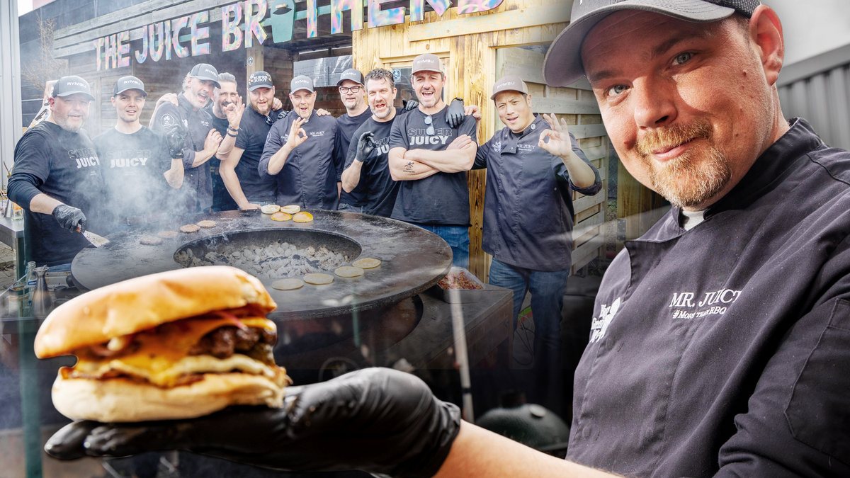‘Mister Juicy’ en zijn vrienden zijn verslaafd aan barbecue: “Ik steek ...