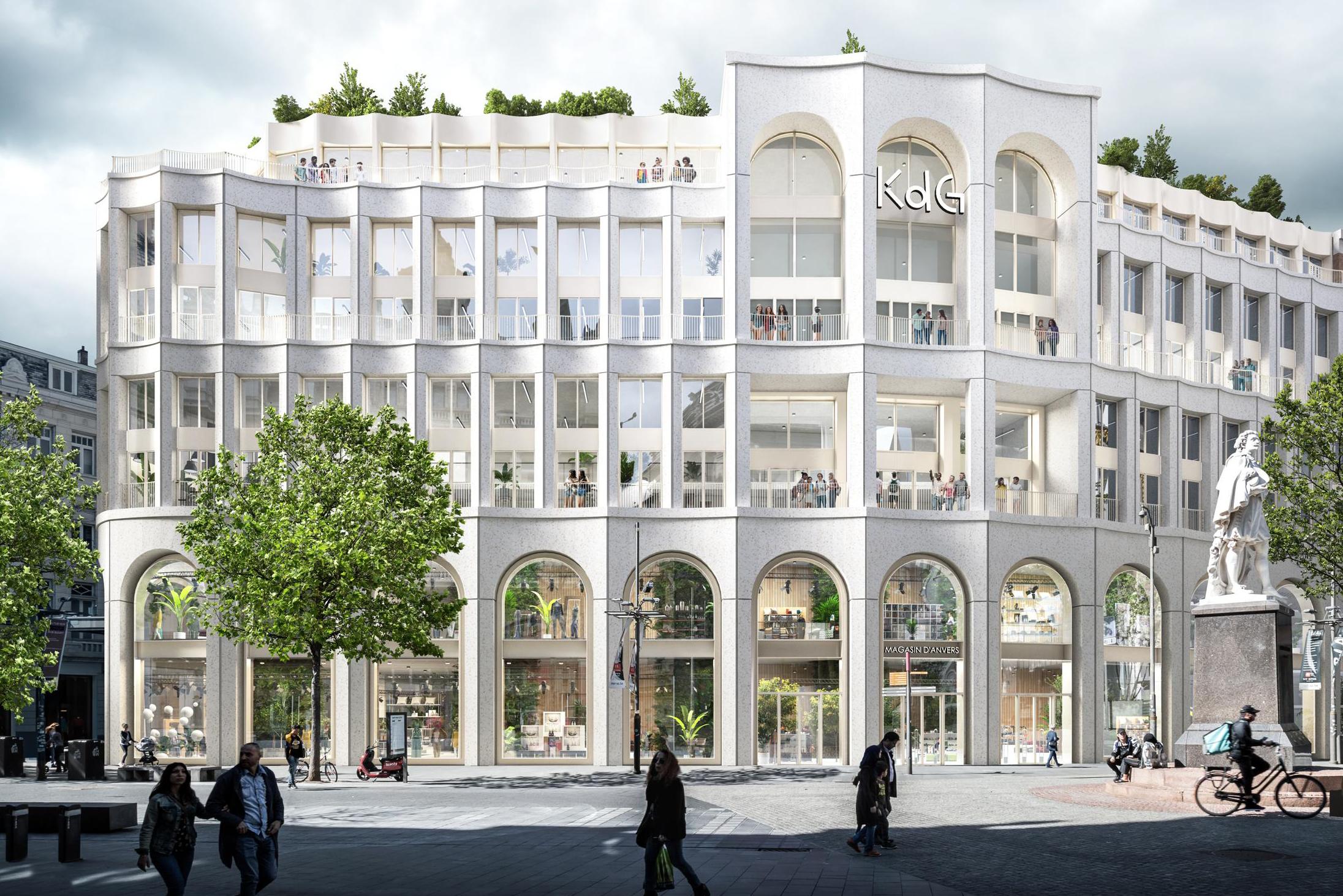 Na sloopwerken gaat bouw nieuwe KdG-campus op Meir nu echt van start: 6 ...