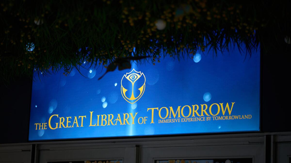 VR-beleving Tomorrowland ‘The great library of tomorrow’: “Toonbeeld ...