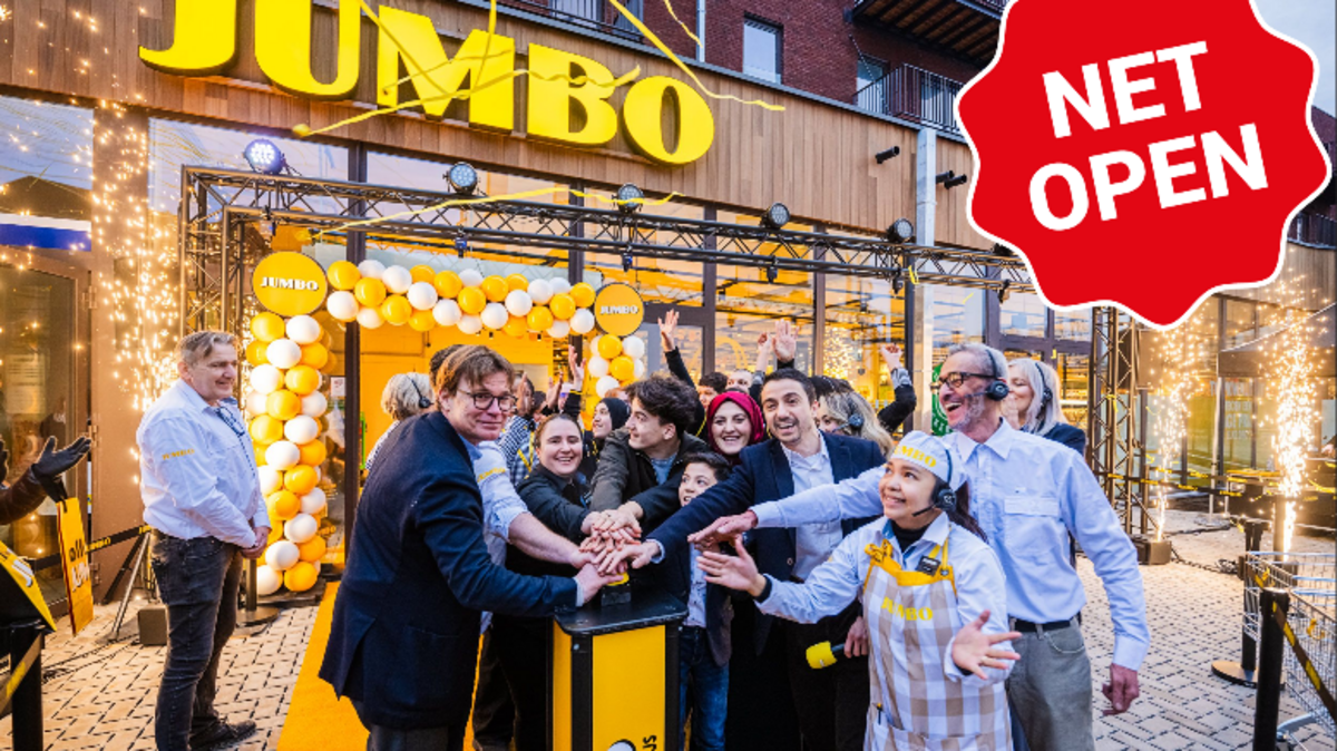 Jumbo-supermarkt opent onder grote belangstelling deuren in Boom | GVA