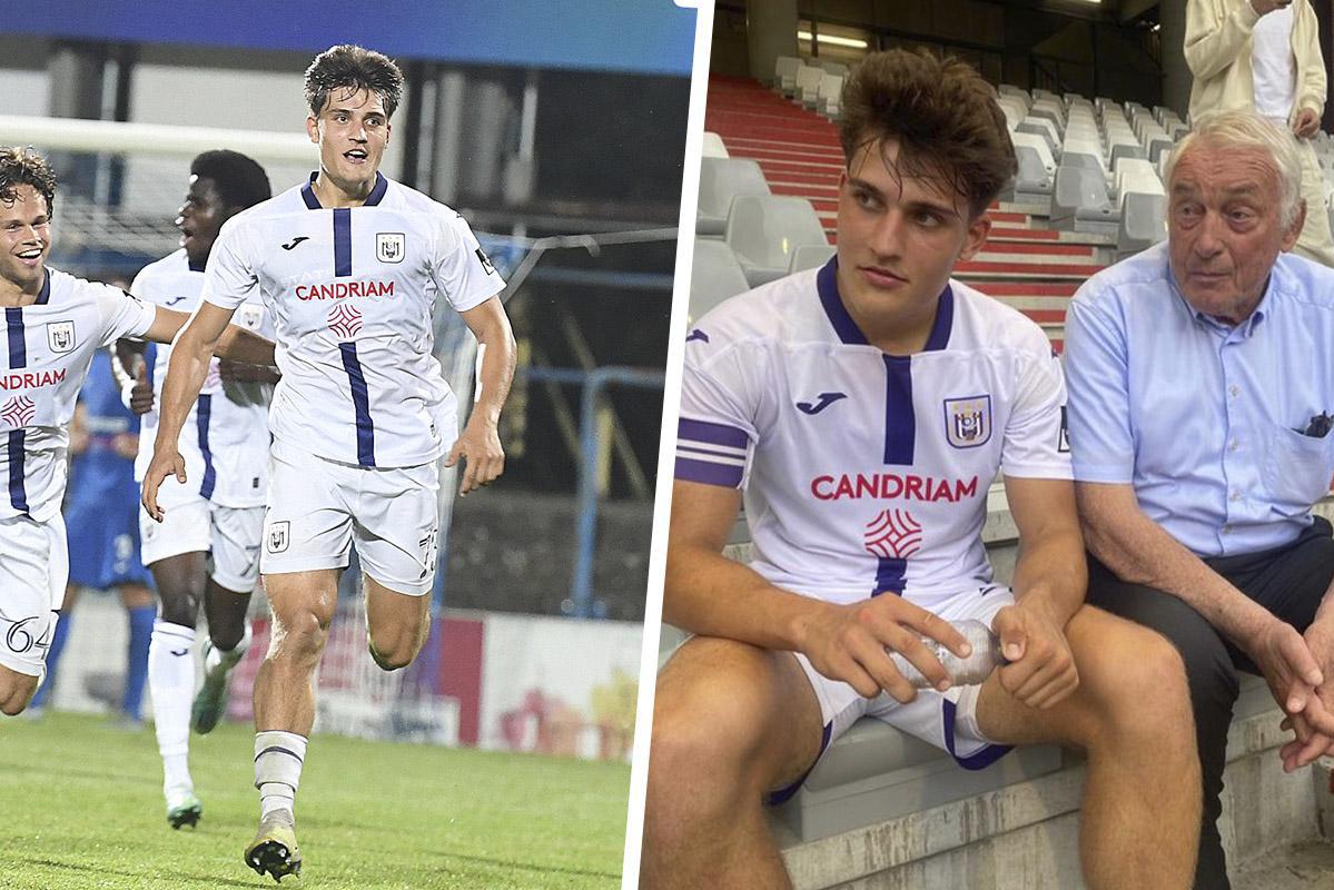 Hij heeft maar één doel voor ogen en dat is prof worden bij Anderlecht ...