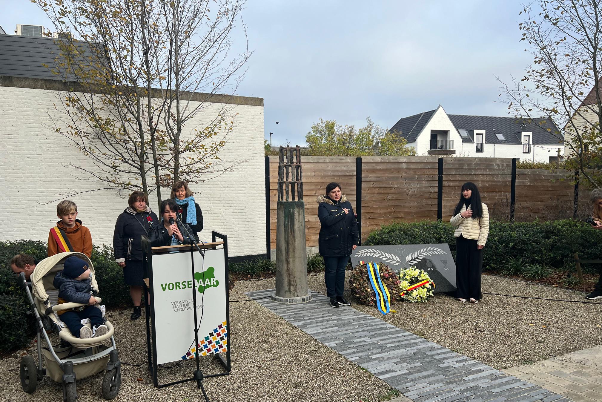 Aandacht voor oorlog in Oekraïne aan het Monument voor de Vrede | GVA
