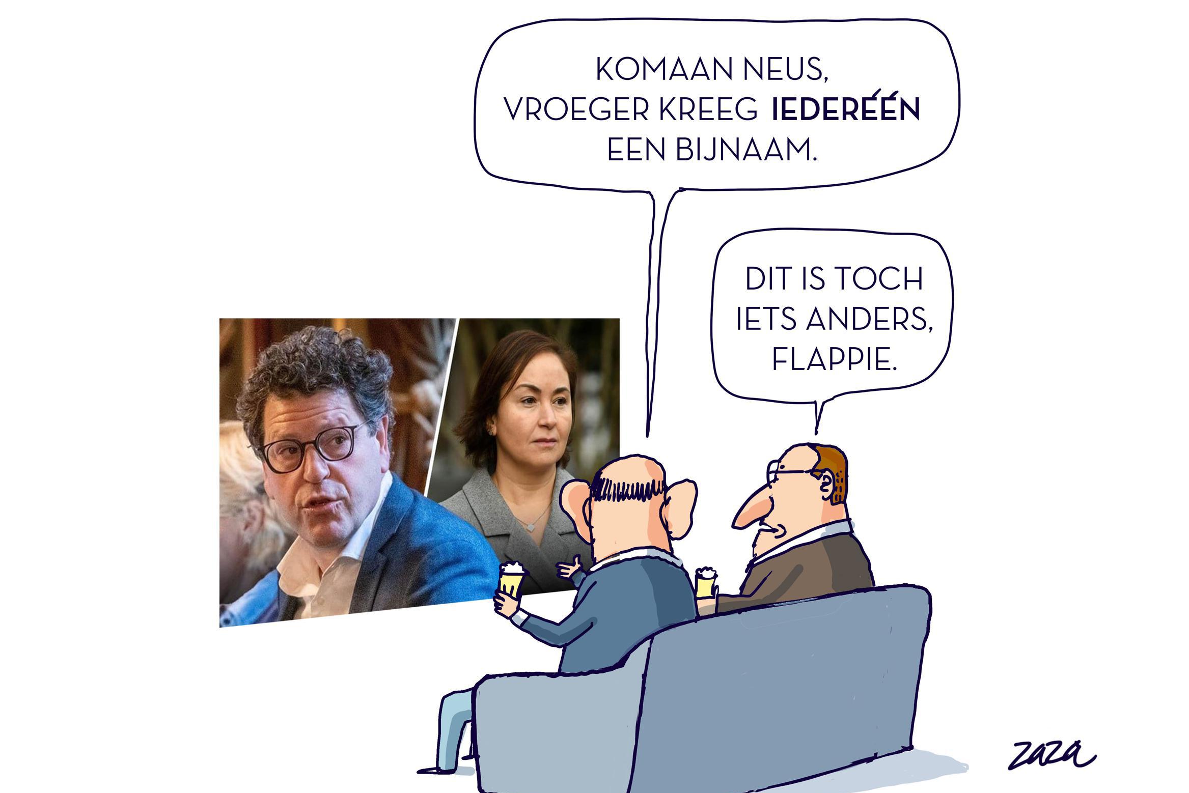 Onze cartoon van de dag, gemaakt door Zaza | GVA