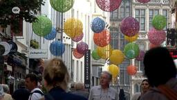 Antwerpse winkelstraten krijgen extra uitstraling door versiering ...