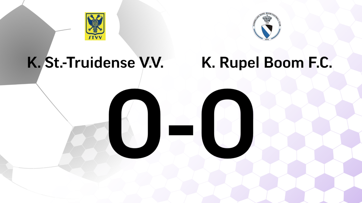 STVV B en Rupel Boom blijven steken op 0-0 | GVA