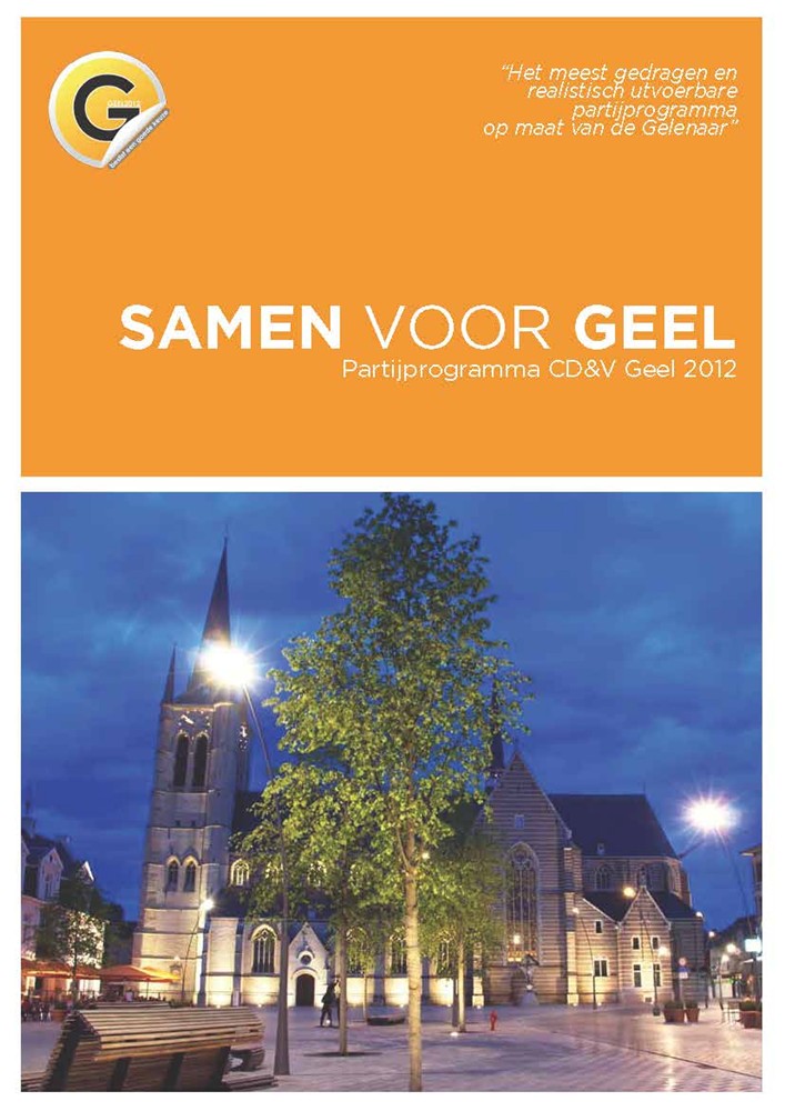 CD&V Geel stelt partijprogramma voor | GVA
