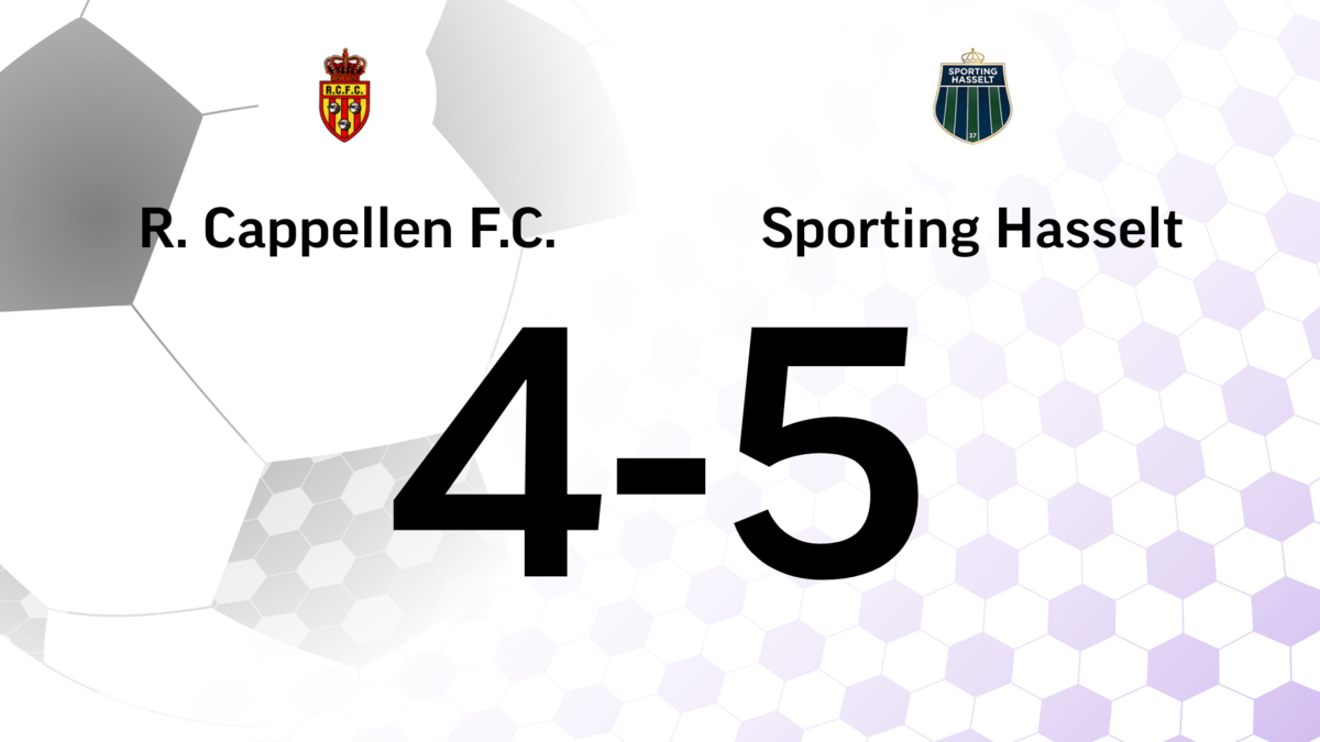 Sporting Hasselt wint uit van Cappellen FC, mede dankzij twee treffers ...
