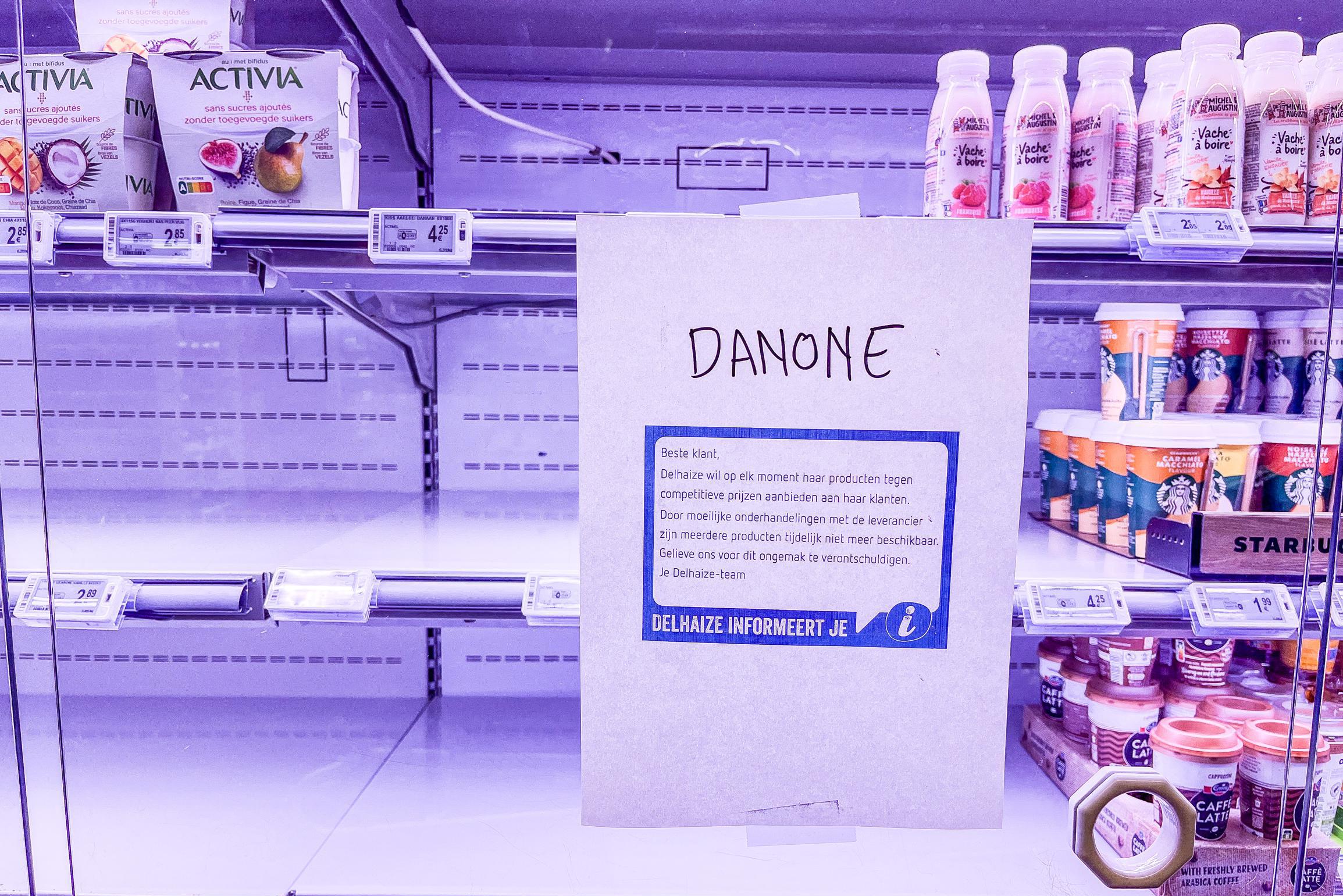 Prijzenconflict tussen Delhaize en Danone is van de baan: “Zullen alles ...
