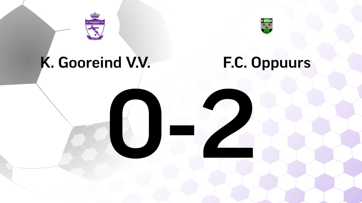 Oppuurs maakt het verschil in de tweede helft tegen Gooreind | GVA
