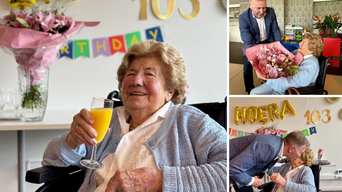 Het geheim van Maria, die 103 lentes viert: “Veel vis en groenten eten ...