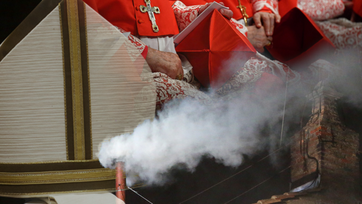 Gesloten deuren, zingende kardinalen en witte rook op het einde: zo ...