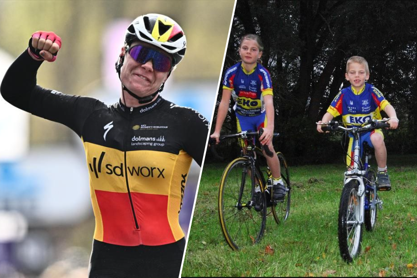 Mama Anja blikt terug op beginjaren van wielerkampioene Lotte Kopecky ...