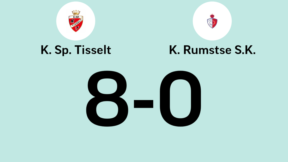 Tisselt B laat Rumst kansloos | GVA