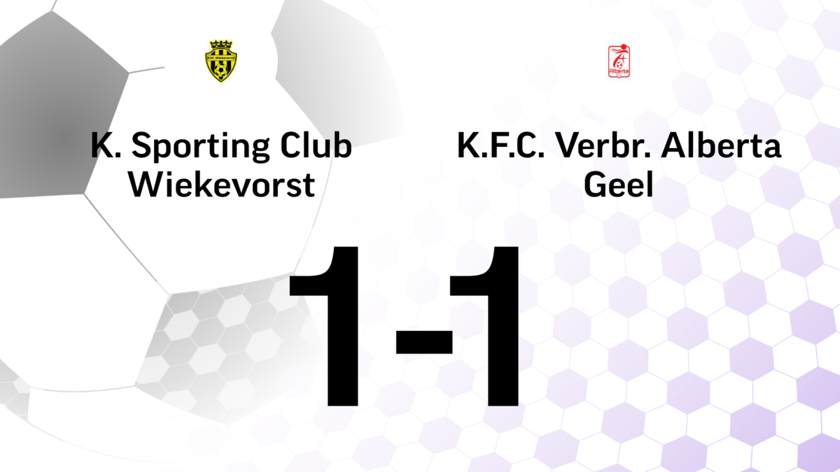 Grietens redt punt voor Alberta Geel tegen Wiekevorst | GVA