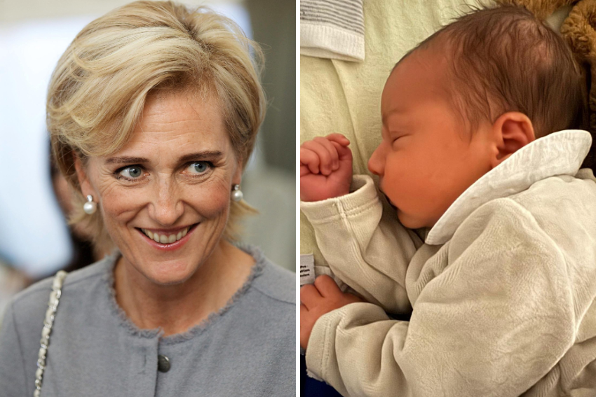 Prinses Astrid en Prins Lorenz verwelkomen met Albert vierde kleinkind ...