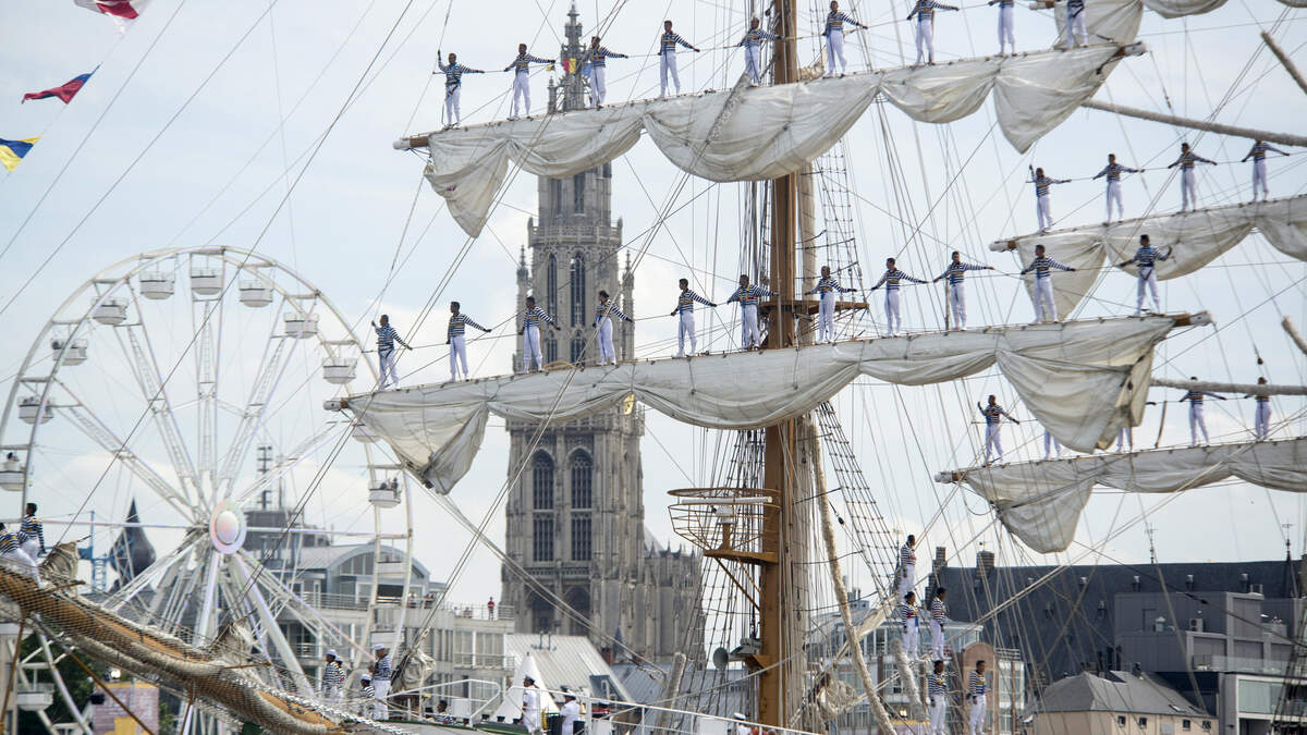 32 Tall Ships meren half juli opnieuw aan in Antwerpen, “hoogtepunt in ...