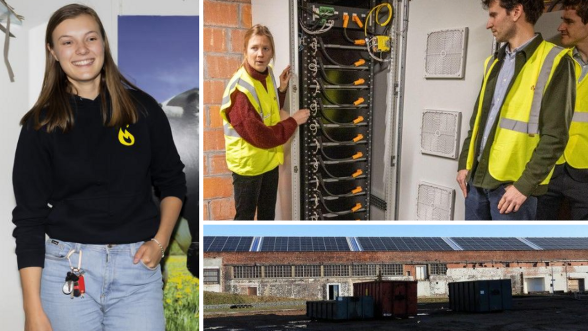 Kaat Borstlap uit Kamp Waes bezoekt circulaire hub Nummer 409 van ...