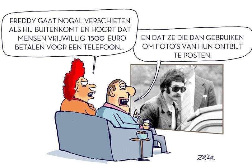 Onze cartoon van de dag, gemaakt door Zaza | GVA