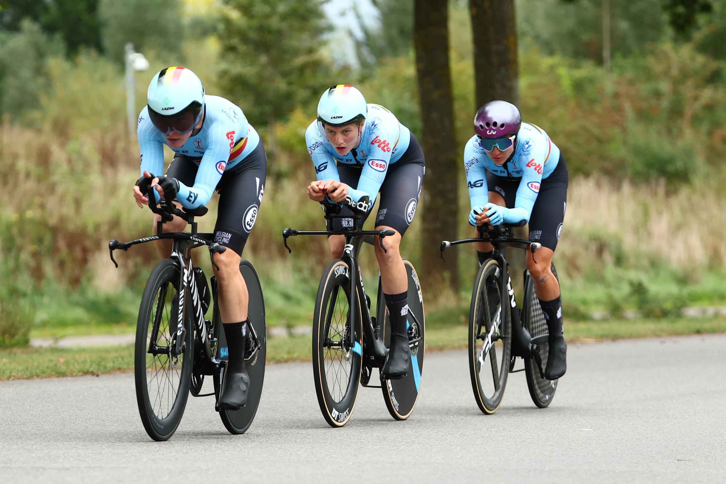 Belgische dames laten zien dat de sfeer goed zit voor zaterdag: “Mixed Team Relay blijft als ...