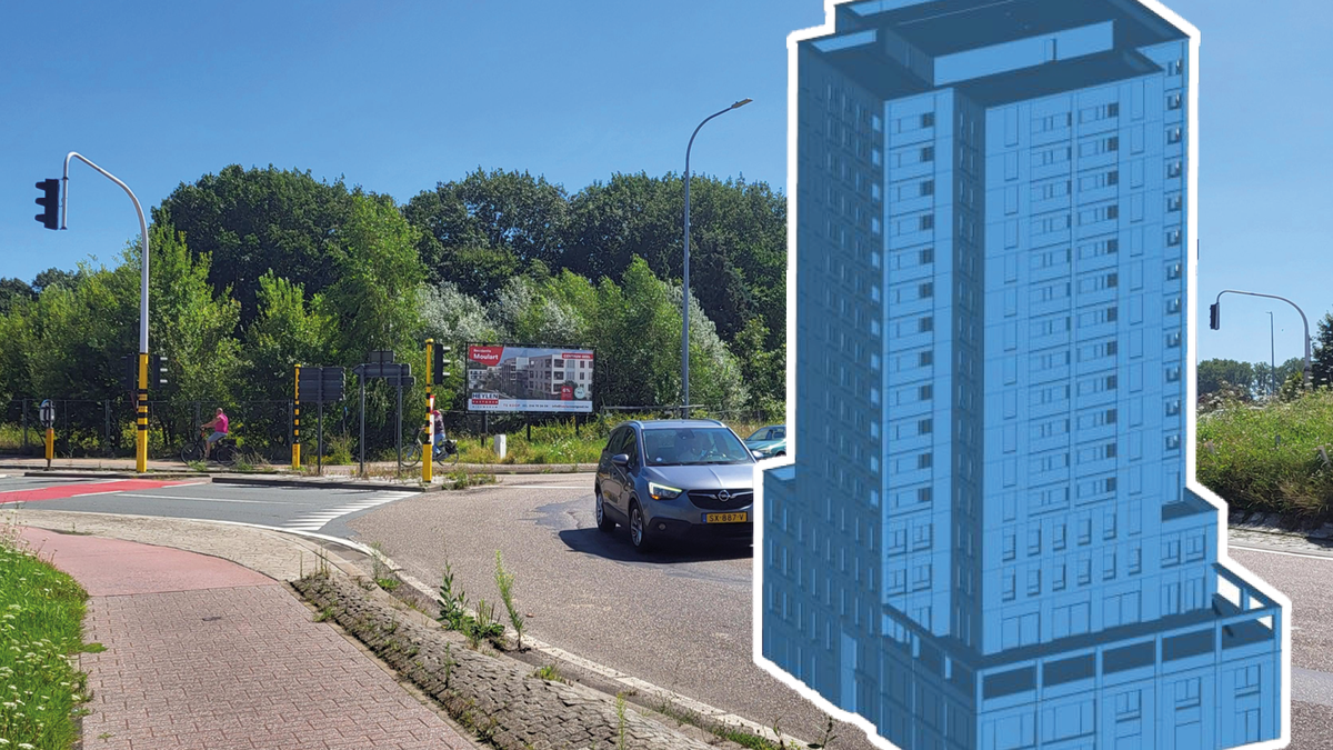 Plan voor torengebouw met 17 etages steekt kop weer op: “Meer wonen ...
