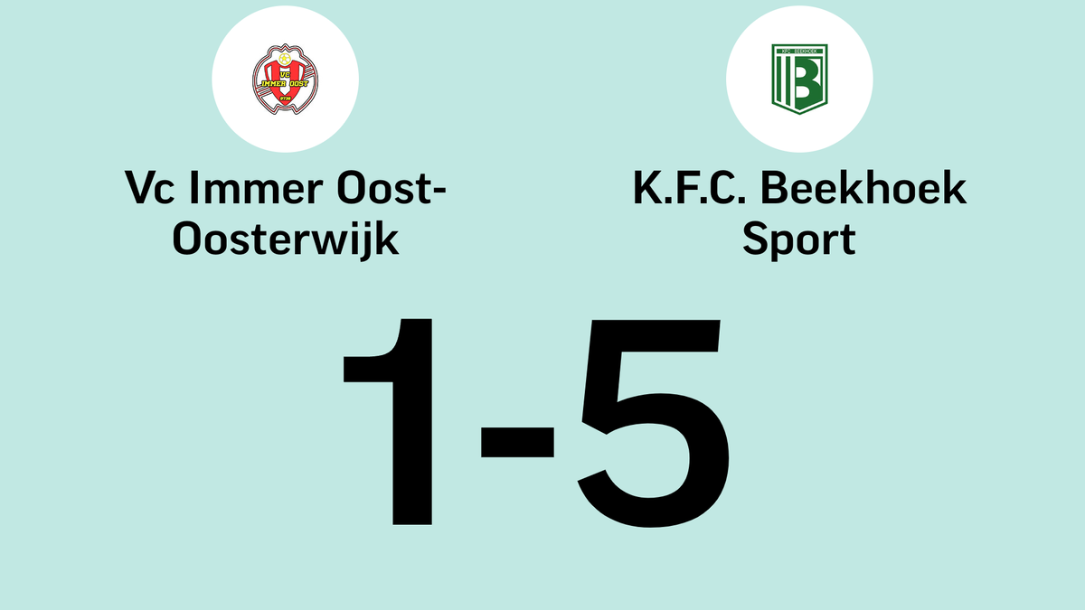 Boven maakt twee goals voor Beekhoek in wedstrijd tegen Oosterwijk | GVA