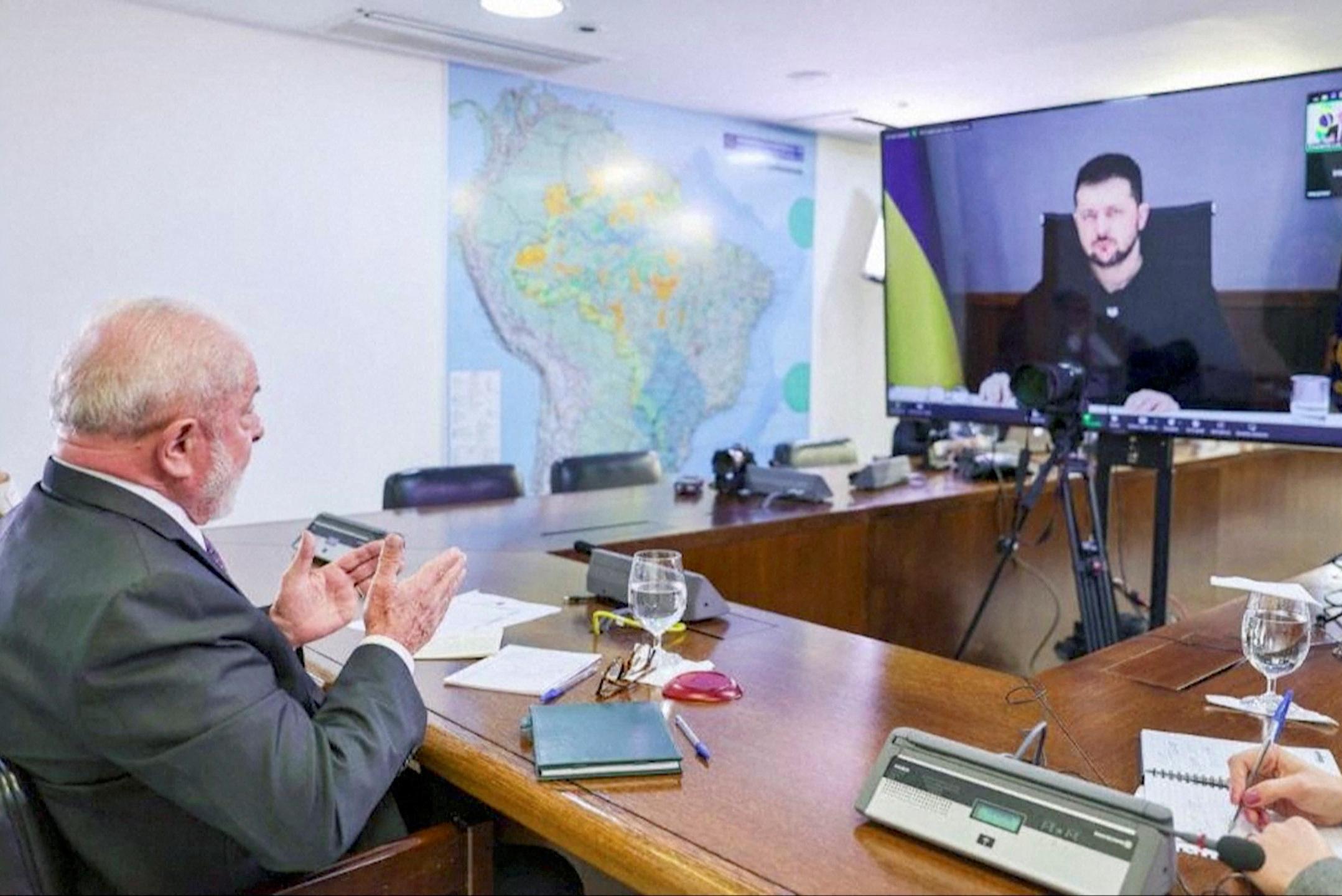 Braziliaanse president Lula spreekt met Zelensky over bemiddeling oorlog | GVA