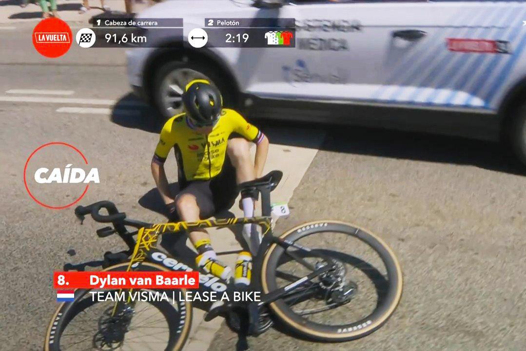Zijn rotjaar duurt voort: Dylan van Baarle breekt zijn heup en is ...