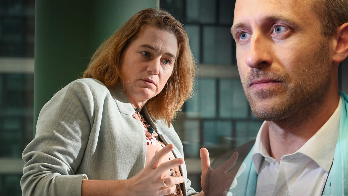 Christophe De Beukelaer (Les Engagés) en Elke Van den Brandt (Groen ...