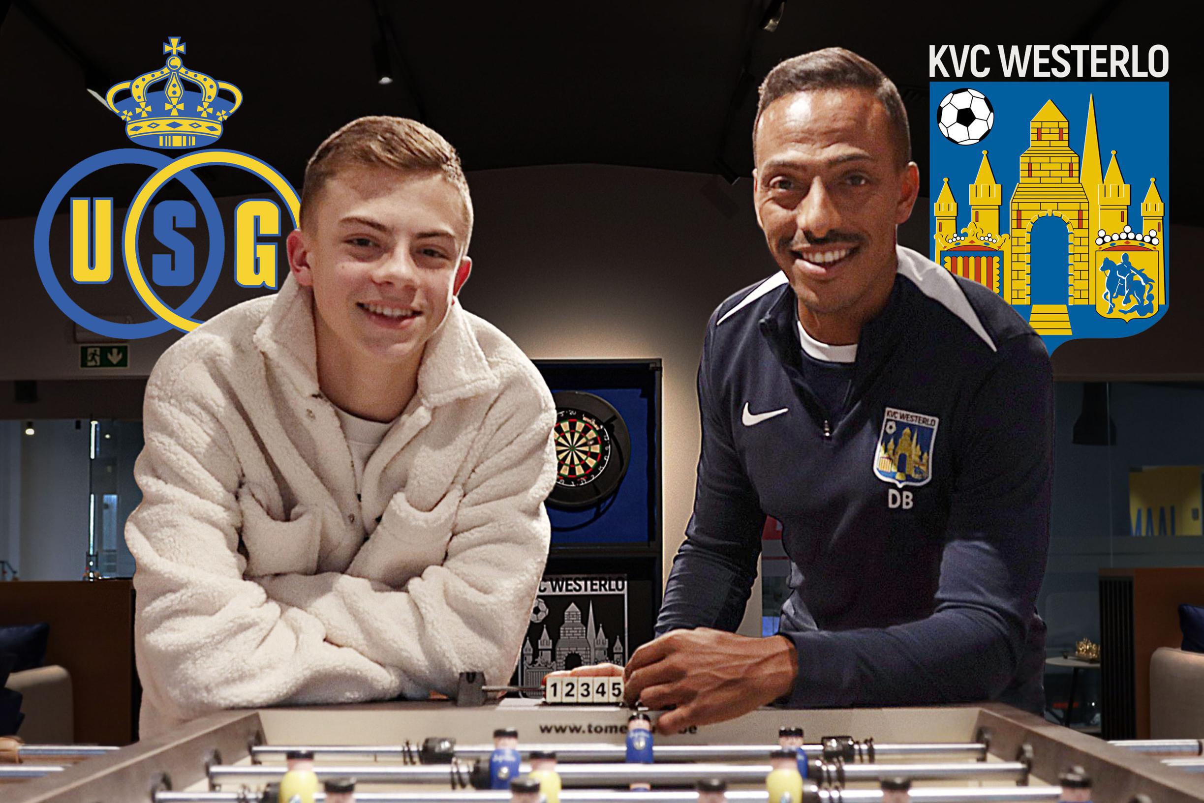 Damien Broothaerts, coach bij Westerlo, ziet zoon Eden hoog mikken bij ...