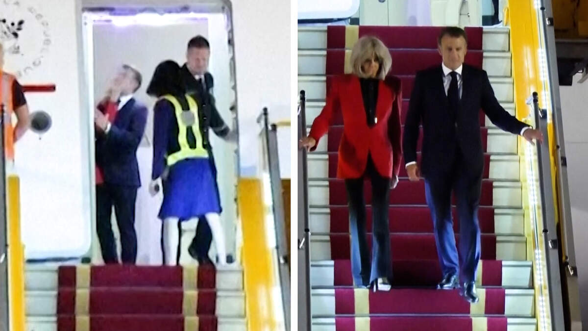 Macron minimaliseert duw van zijn vrouw in Vietnam: “We maakten een ...