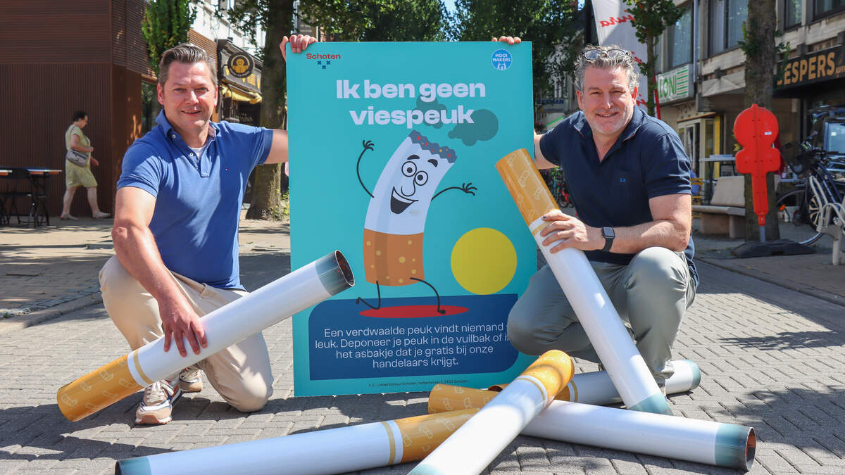Schoten schiet met scherp op wie peuken achterlaat: “Eerst waarschuwing ...
