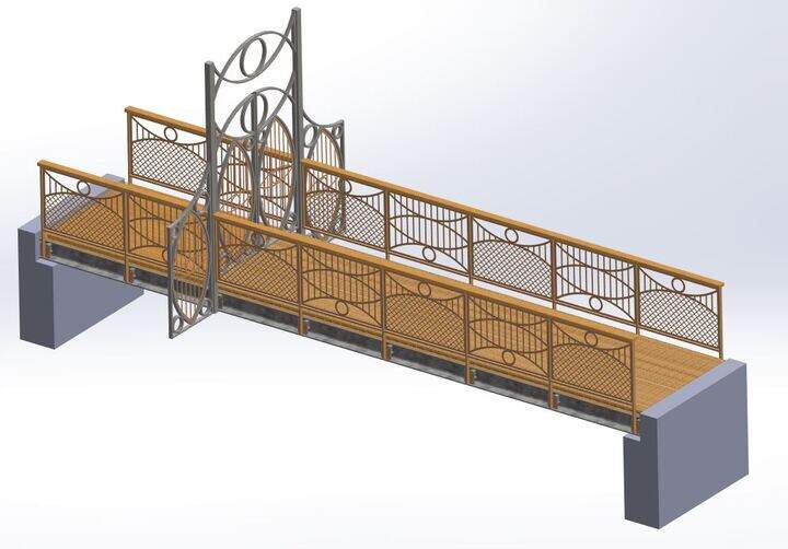 Bereikbaarheid park Vordenstein verzekerd dankzij nieuwe brug met poort ...