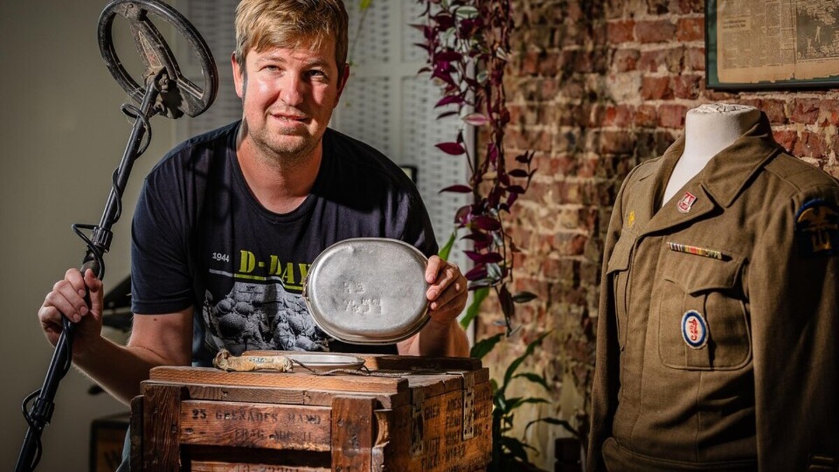 Oorlogskenner Robin (35) ontrafelt mysterie van opgegraven gamel: “Ik ...